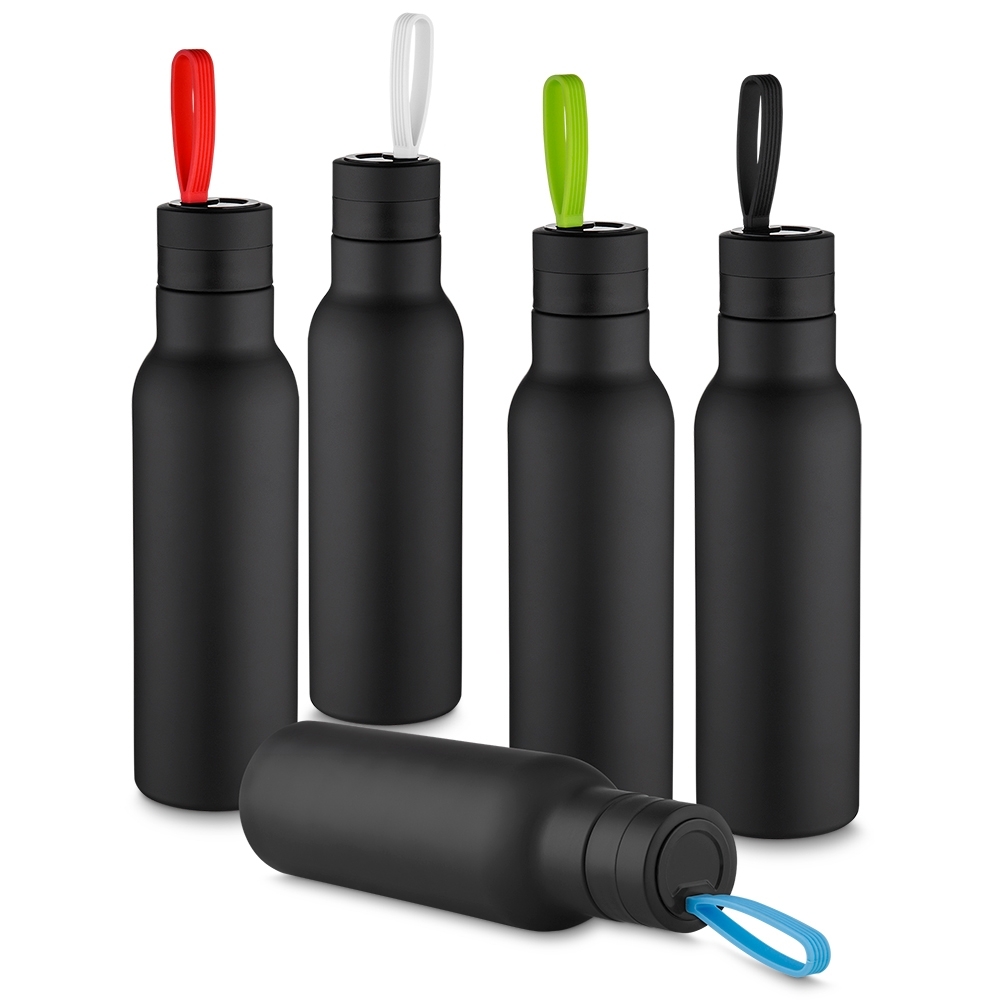 Garrafa Parede Dupla Inox 500ml Personalizada | Ômega Promocional